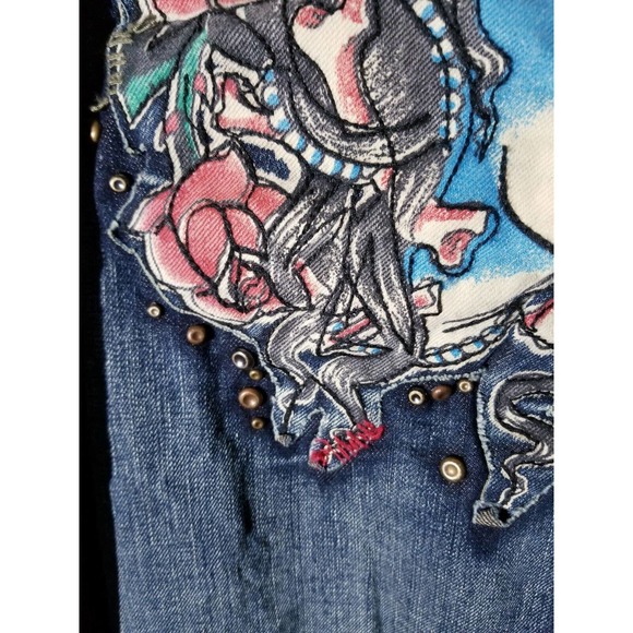 Ed Hardy | Jeans | Nwt Rare Ed Hardy Christian Audiger Skull Geisha ...